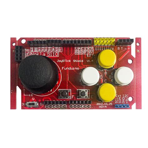joystick shield para arduino tetracomp componentes eletrônicos ltda