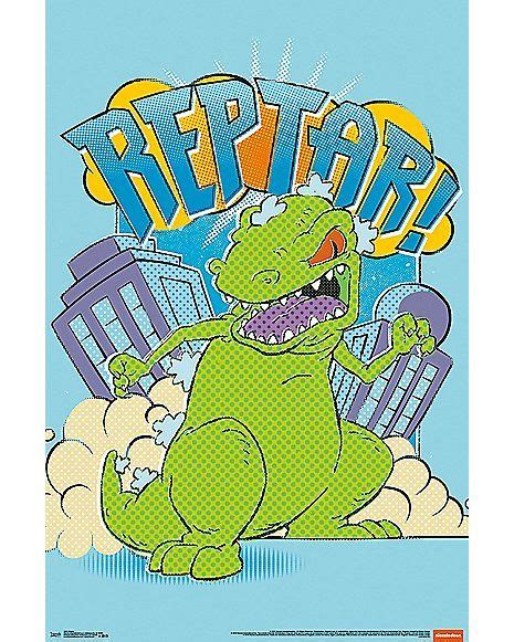 Rugrats Reptar Poster Spencers Rugrats Poster Nickelodeon