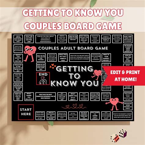 Date Night Game Couples Questions Cards Conversation Starters Board