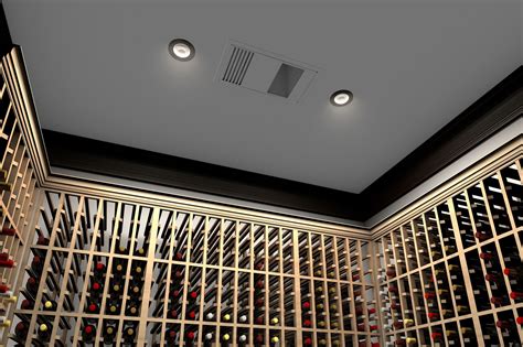 Whisperkool Mini Ceiling Mount Contemporary Wine Cellar