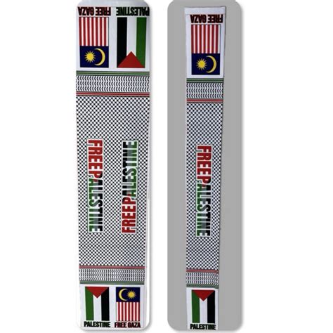 Palestine Scarf Mafla Selendang Palestine Flag Palestine Shawl