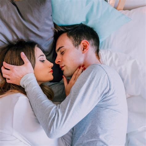 Free Photo Couple Tenderly Touching Each Other