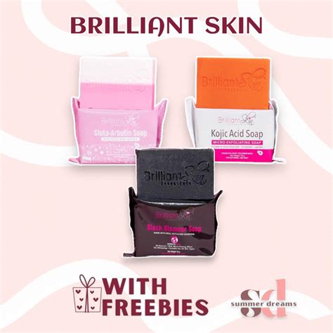Brilliant Skin Essentials Kojic Acid Soap Black Glamour Soap Gluta
