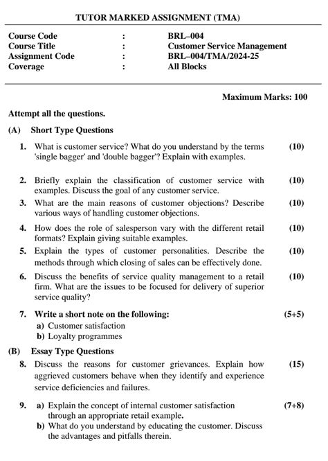 Ignou Brl 04 Solved Assignment 2024 25 English