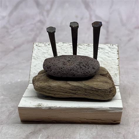 Original Minimalist Art Assemblage Sculpture 3x3x3 North Shore