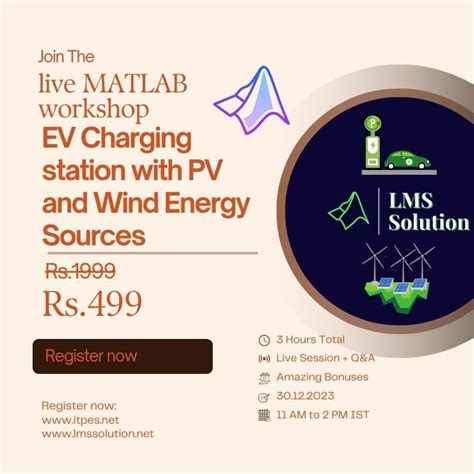 Matlabworkshop Evcharging Renewableenergy Electricmobility Lms