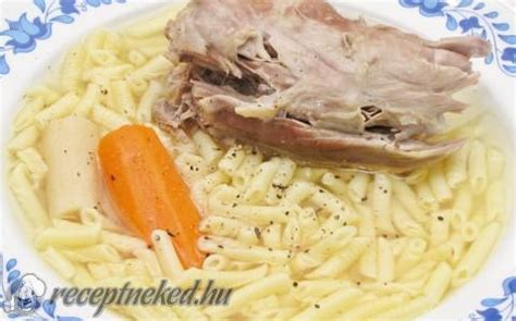 Pulykanyak leves recept Hajdu Istvan konyhájából Receptneked hu