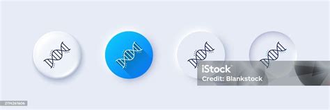 화학 Dna 라인 아이콘입니다 실험실 분석 표시입니다 선 아이콘 벡터 3차원 형태에 대한 스톡 벡터 아트 및 기타 이미지 3