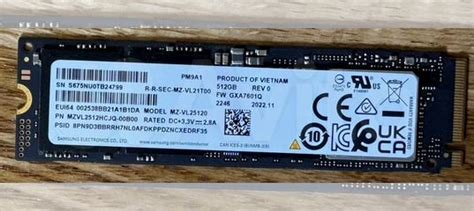 SSD M2 512GB Samsung PM9A1 купить в Москве | Электроника | Авито