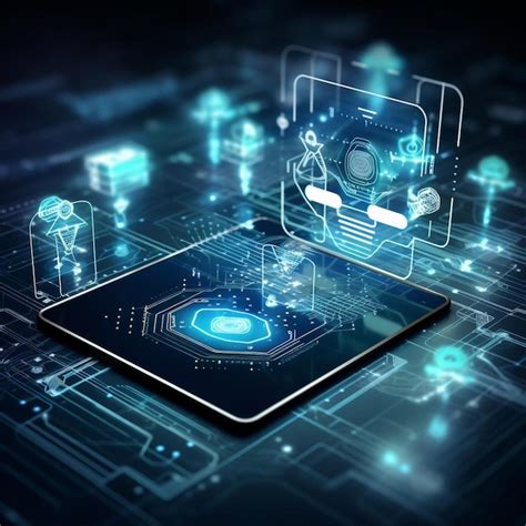 Network Security System Personal Data Information On Tablet Information