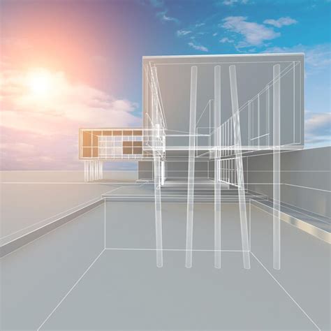 Premium Photo Building Construction D Rendering