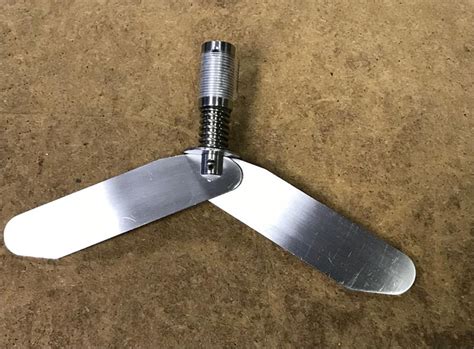 Lar111200 Bindicator 2 Vane Stainless Steel Collapsible Paddle