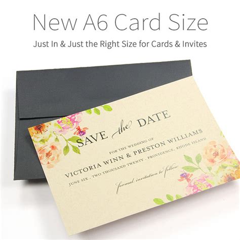 A6 Card Size Now Available Perfect For Cards And Invites Lci Paper