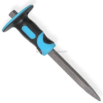 Hex Shank Point Chisel With Tpr Hand Guard Buy Point Chisel Diamond Point Chisel Coal Chisel
