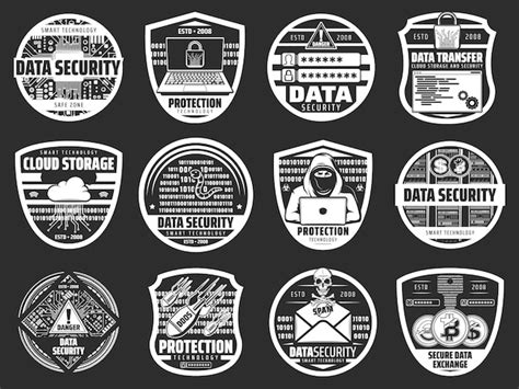 Premium Vector Internet Security Data Storage Hacker Protection