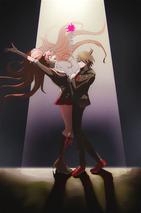 Enoshima Junko And Naegi Makoto Danganronpa And 1 More Drawn By
