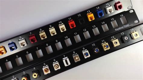 Patch Panels And Keystone Types Home Networking Youtube