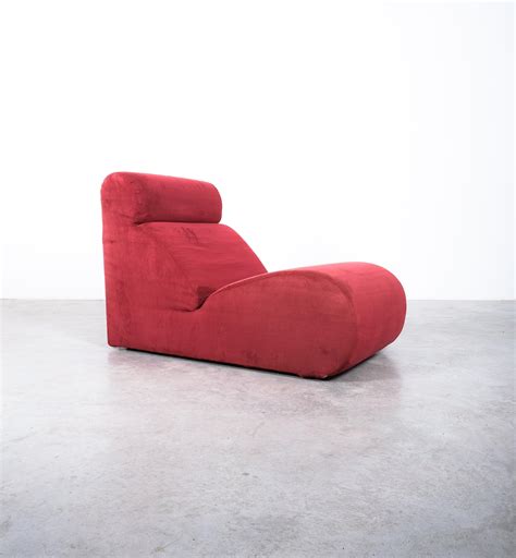 Boborelax Chair Cini Boeri For Arflex Red Velvet Italy Circa 1955 For