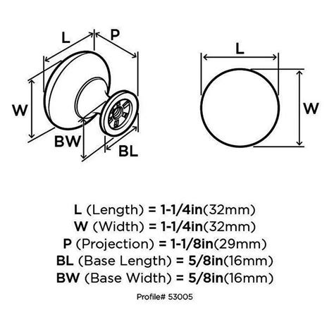 Fundamentals Collection 1 14 Diameter Knob In Burnished Brass By Amerock Bp53005bb Myknobs