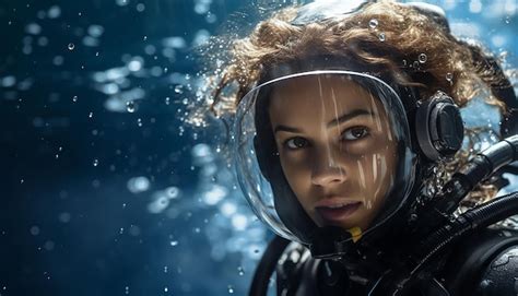 Premium Photo Scuba Diving Woman