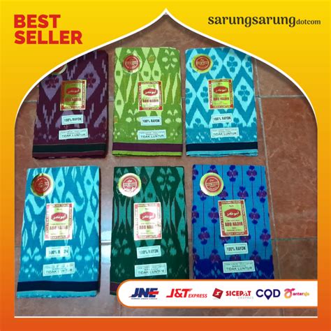 Jual Sarung Tenun Goyor Pria Atbm Toldem Abu Nadir Asli Shopee Indonesia