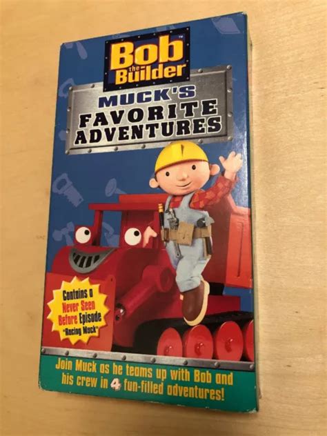 Bob The Builder Mucks Favorite Adventures Vhs Video 2006 £756
