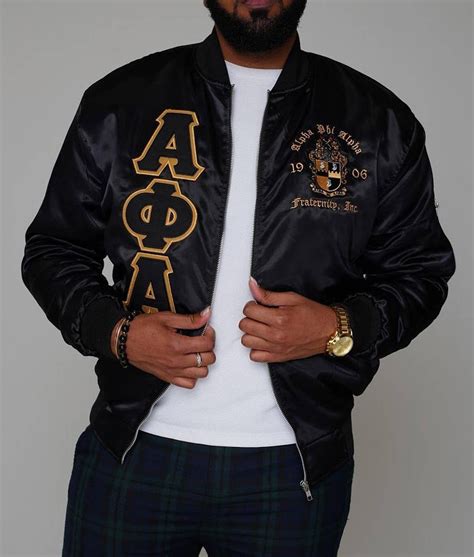 Alpha Phi Alpha Satin Jacket A2 Jackets