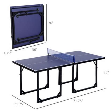 Foldable Ping Pong Table 2 Table Halves For Party Use Mid Size Table