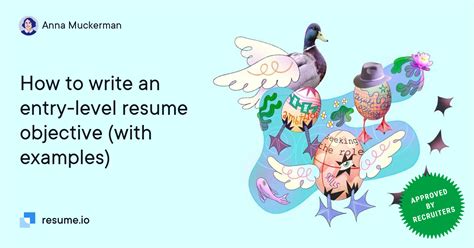 How To Write An Entry Level Resume Objective With Examples ·