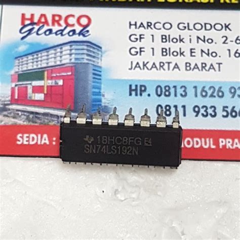 Jual Ic Ttl 74ls192 Sn74ls192 74192 Jakarta Barat Pcm Elektronik Pusat Tokopedia