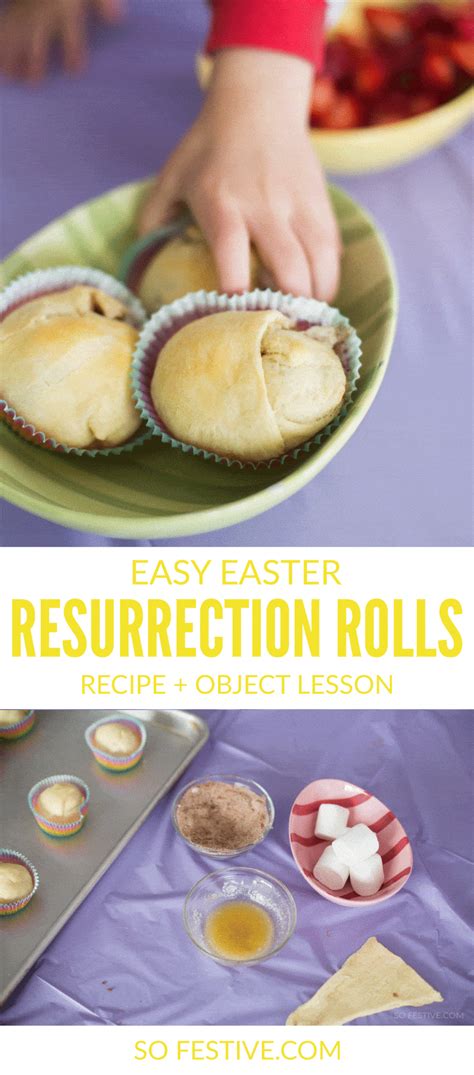 Resurrection Rolls Easter Object Lesson Recipe So Festive