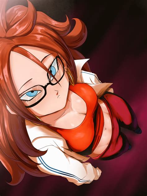 Android 21 Android 21 Human Dragon Ball Dragon Ball Fighterz 1girl Blue Eyes Breasts