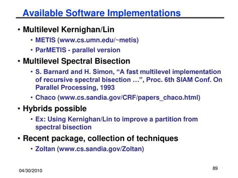 James Demmel 11 30 2018 Graph Partitioning James Demmel 04 30 2010 Cs267 Ppt Download