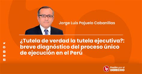 ¿tutela De Verdad La Tutela Ejecutiva Breve Diagnóstico Del Proceso