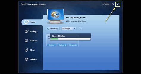 Restore Windows From A Backup Image In Aomei Backupper If Windows Doesn T Boot