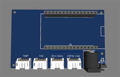 Smart Sensor Pcb Design For Connecting Multiple Sensors With Esp32