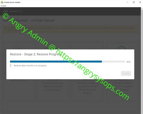 How To Restore VCenter Server From A File Based Backup Angry Admin