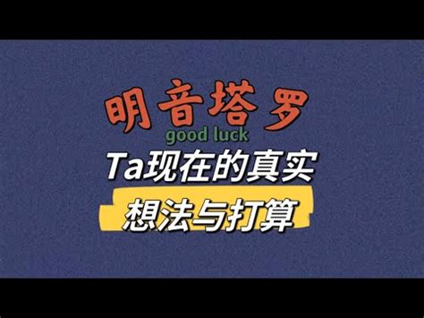 明音塔罗Ta现在对你的真实想法与打算 YouTube