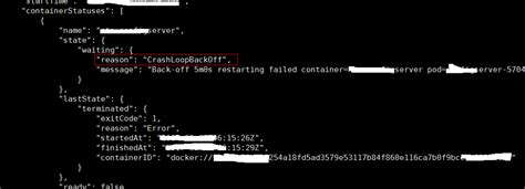 pod中state与laststate及kubectl get pod中的status的关联 kubectl get pod status