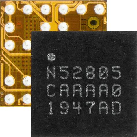 Nrf52805 Bluetooth 52 Soc Features A Wlscp Enhanced For Small Two