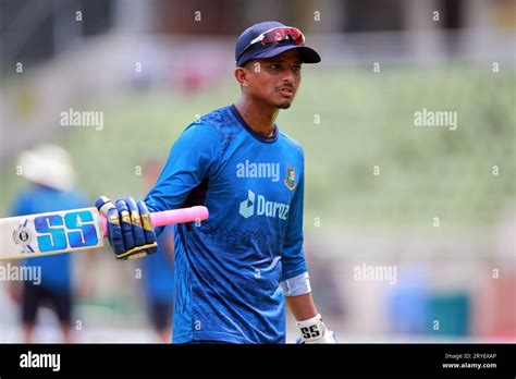 Shak Mahedi Hasan During The Bangladesh And New Zealand 3rd Odi Match