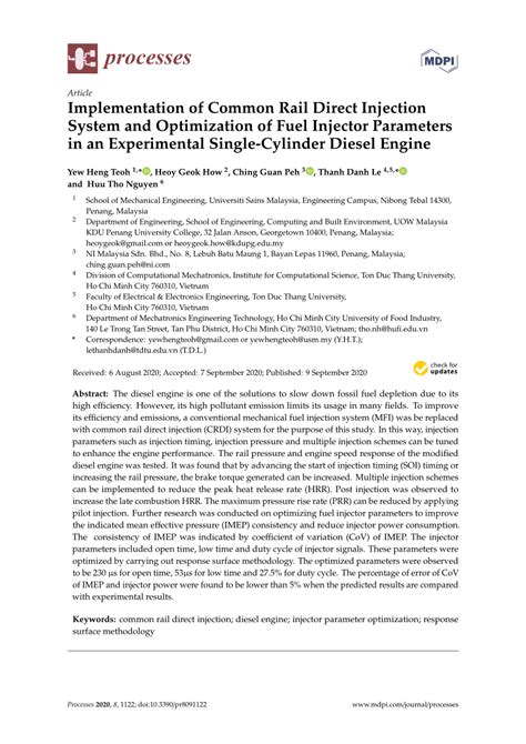 pdf implementation of common rail direct injection system and