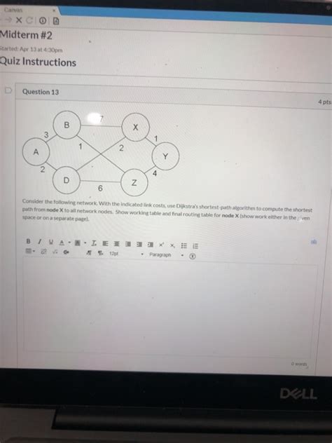 Solved Canvas XCO Midterm 2 Started Apr 13 At 4 30pm Chegg Com