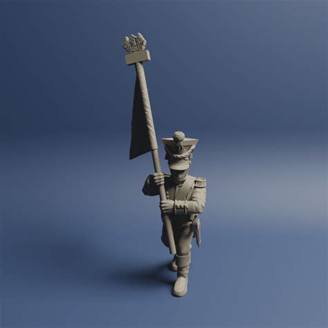 Grand Dutchy Of Warzaw Command Standard 02 Speira Miniatures