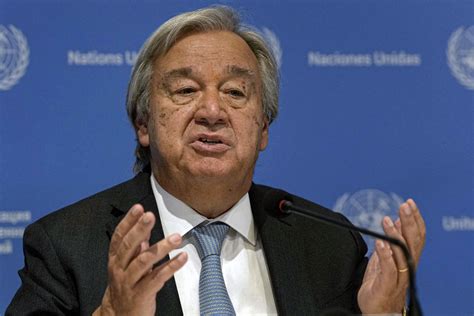 Antonio Guterres In Bangladesh United Nations Secretary General