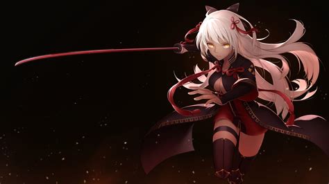 Girl Holding Swords Wallpapers Wallpaper Cave