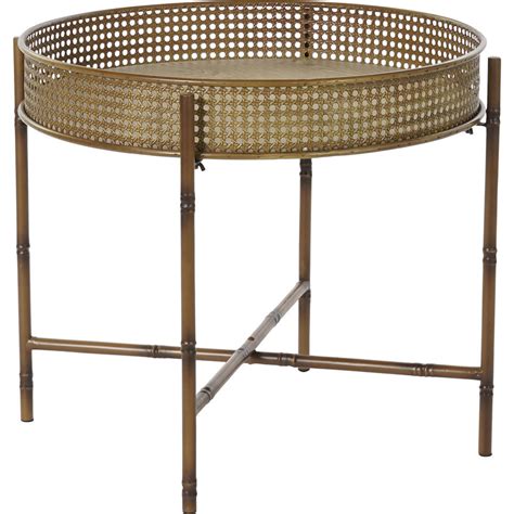 Table Basse Métallique élégante Pour Salon Sophistiqué Leroy Merlin