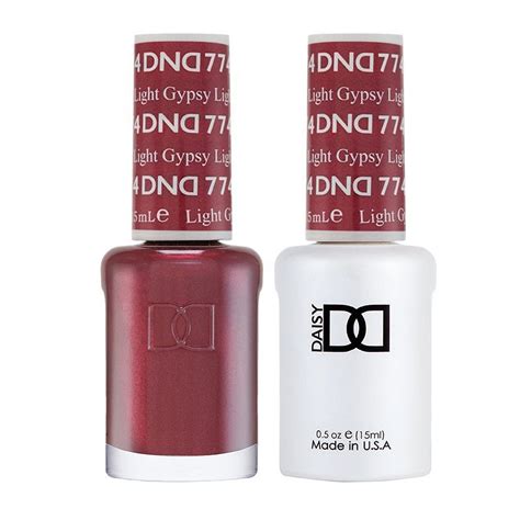 Dnd Nail Polish Gel And Matching Lacquer Set Duo 774 Gypsy Light