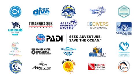 Mediterranean Diving Show 2025 Padi Village Logos Padi Pros