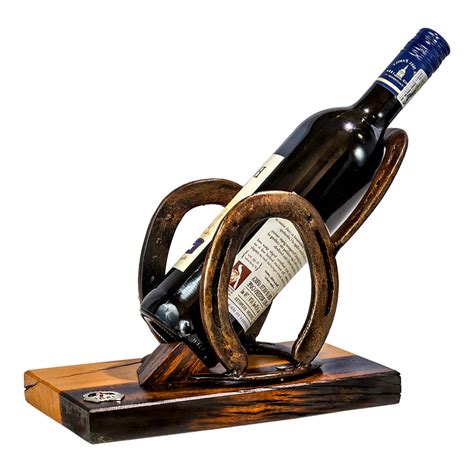 Rustic Wine Holder Single Bou Art Original Metal Art And Decor